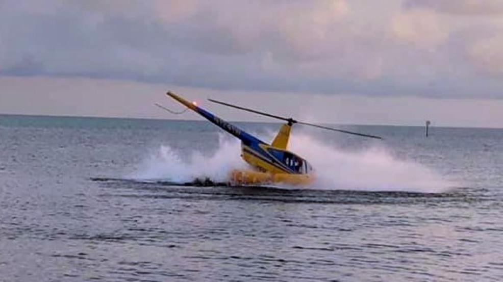 Photos: Sightseeing helicopter crashes in ocean near Key West | WTVX
