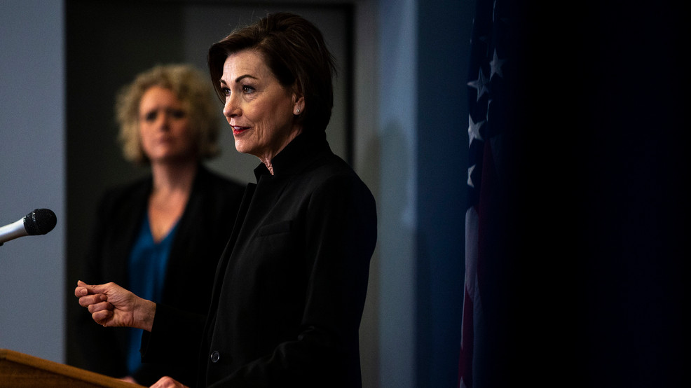 Gov. Kim Reynolds defends re-opening some businesses in parts of Iowa ...
