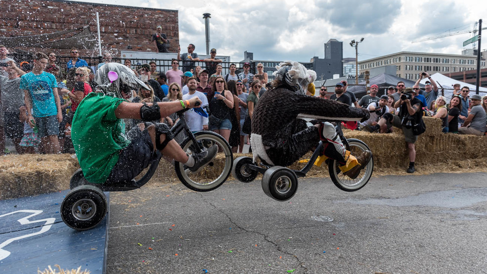 Danger Wheel: Adult Big Wheel Racing Takes Over Pendleton | Cincinnati ...