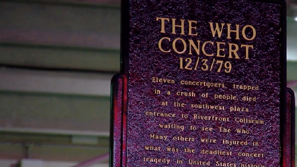Memorial remembering victims of The Who concert tragedy | WKRC